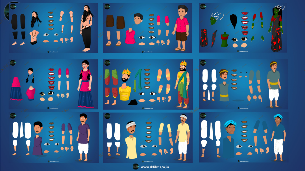 30 Mobile Premium Characters - SK Animation