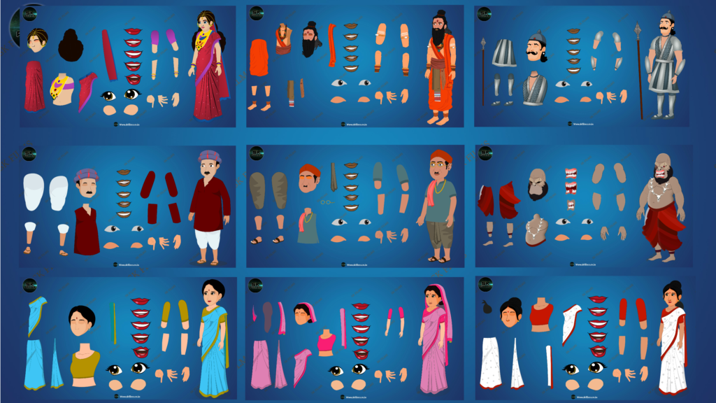 30 Mobile Premium Characters - SK Animation