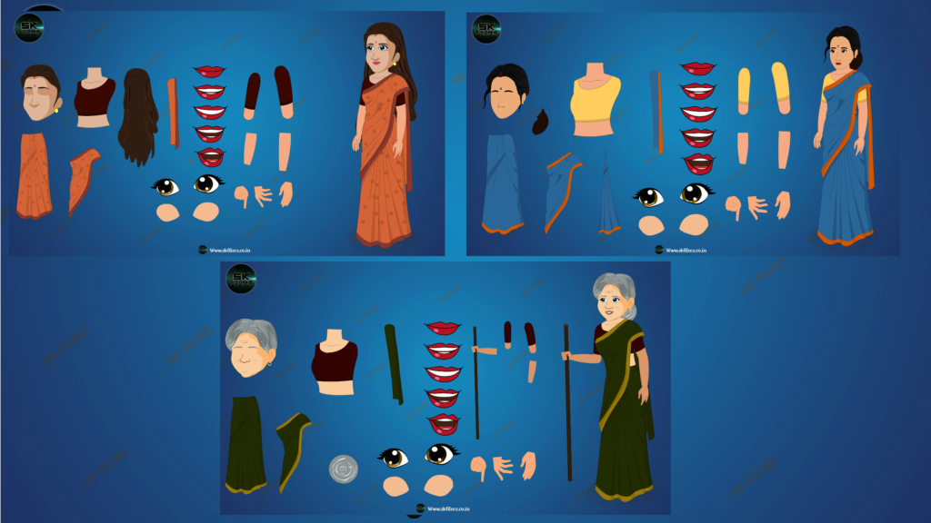 30 Mobile Premium Characters - SK Animation