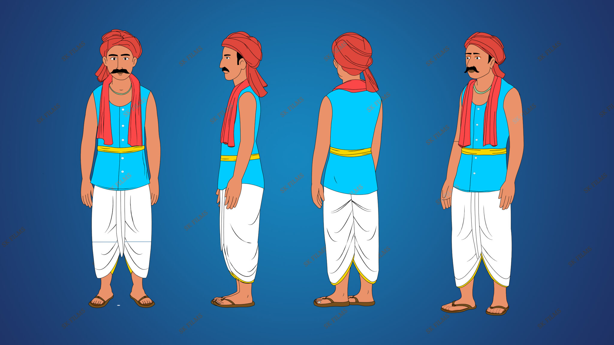 14 New Premium Characters (4 POSE) - SK Animation